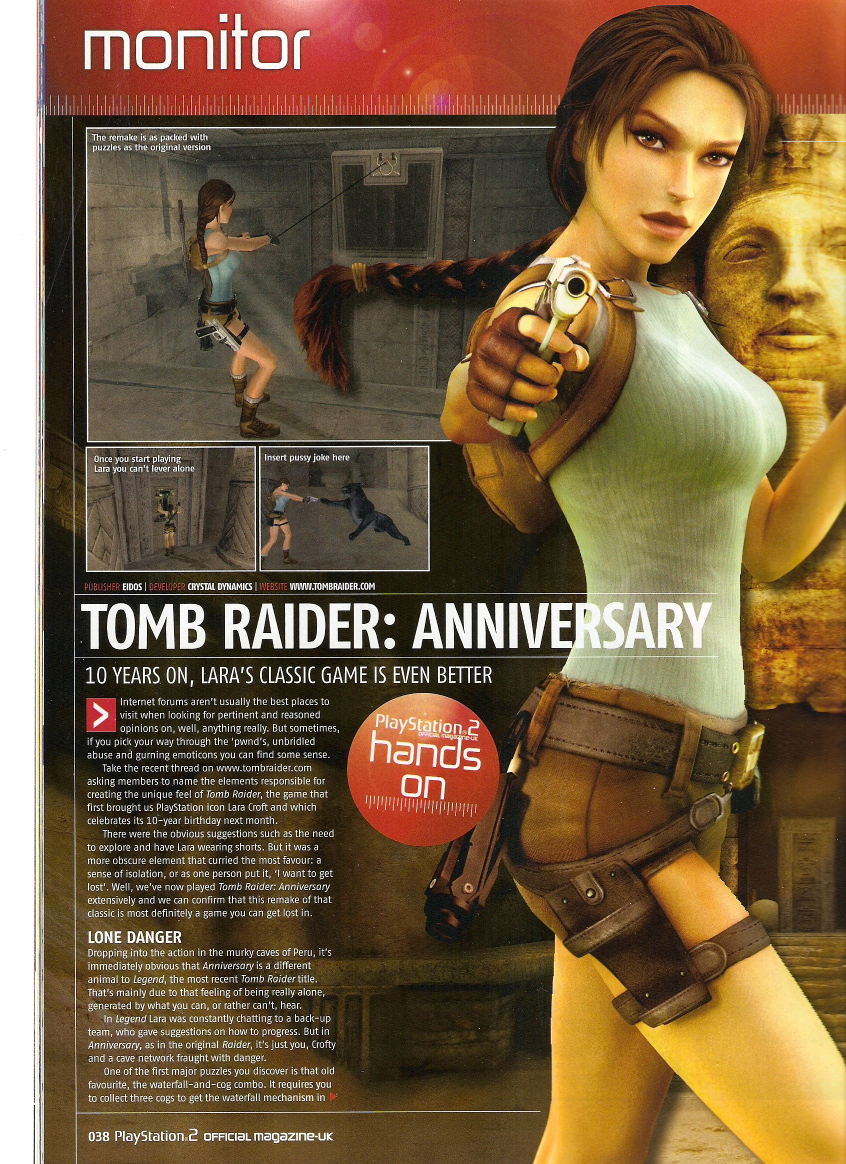 TR:A Magazine Scans, *Update* - Tomb Raider Anniversary General ...